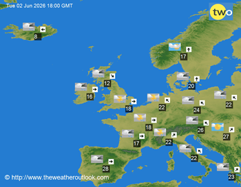 Europe 7 Day Weather Forecast Maps | TheWeatherOutlook