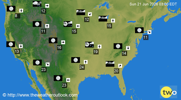 USA 7 Day Weather Forecast Maps | TheWeatherOutlook