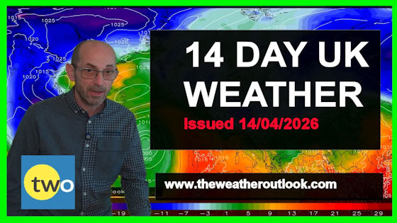 Showers today but mostly settled this week